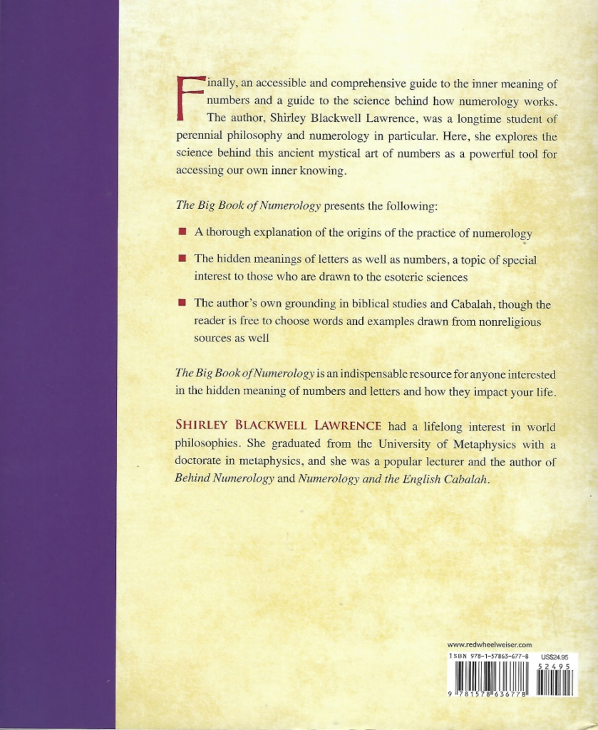 Book Review – The Big Book Of Numerology: The Hidden Meaning of Numbers ...